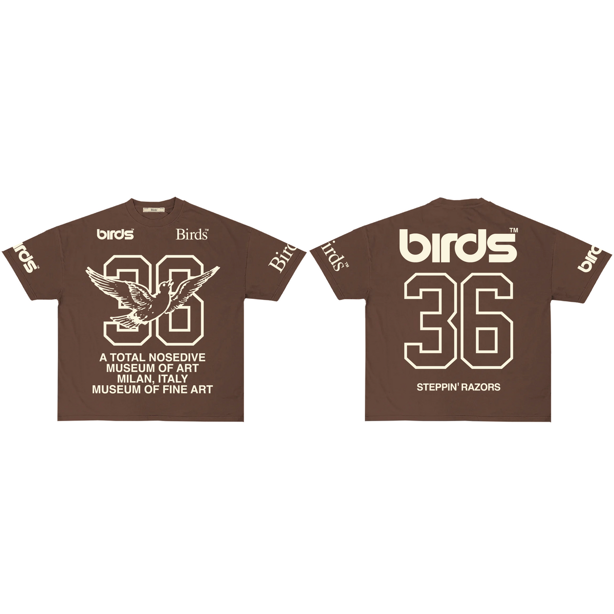 "A Total Nosedive" Mocha Oversized Ultra-Premium Box S/S T-Shirt ...