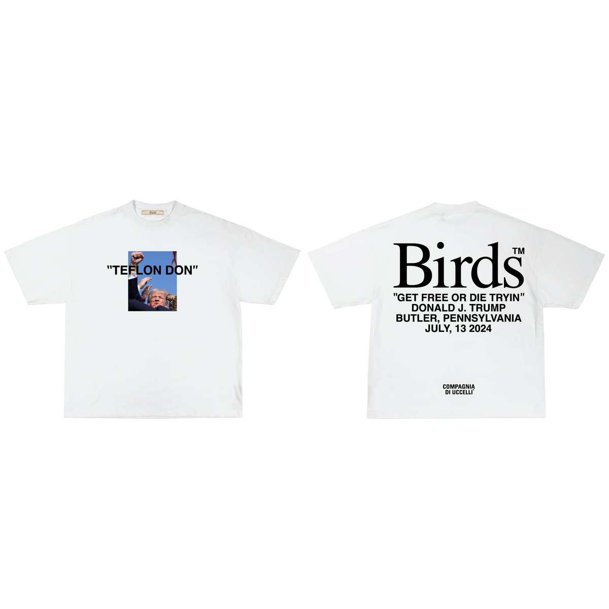 "TEFLON DON" Industrial Oversized S/S T-Shirt *LIMITED* – Birdsco36