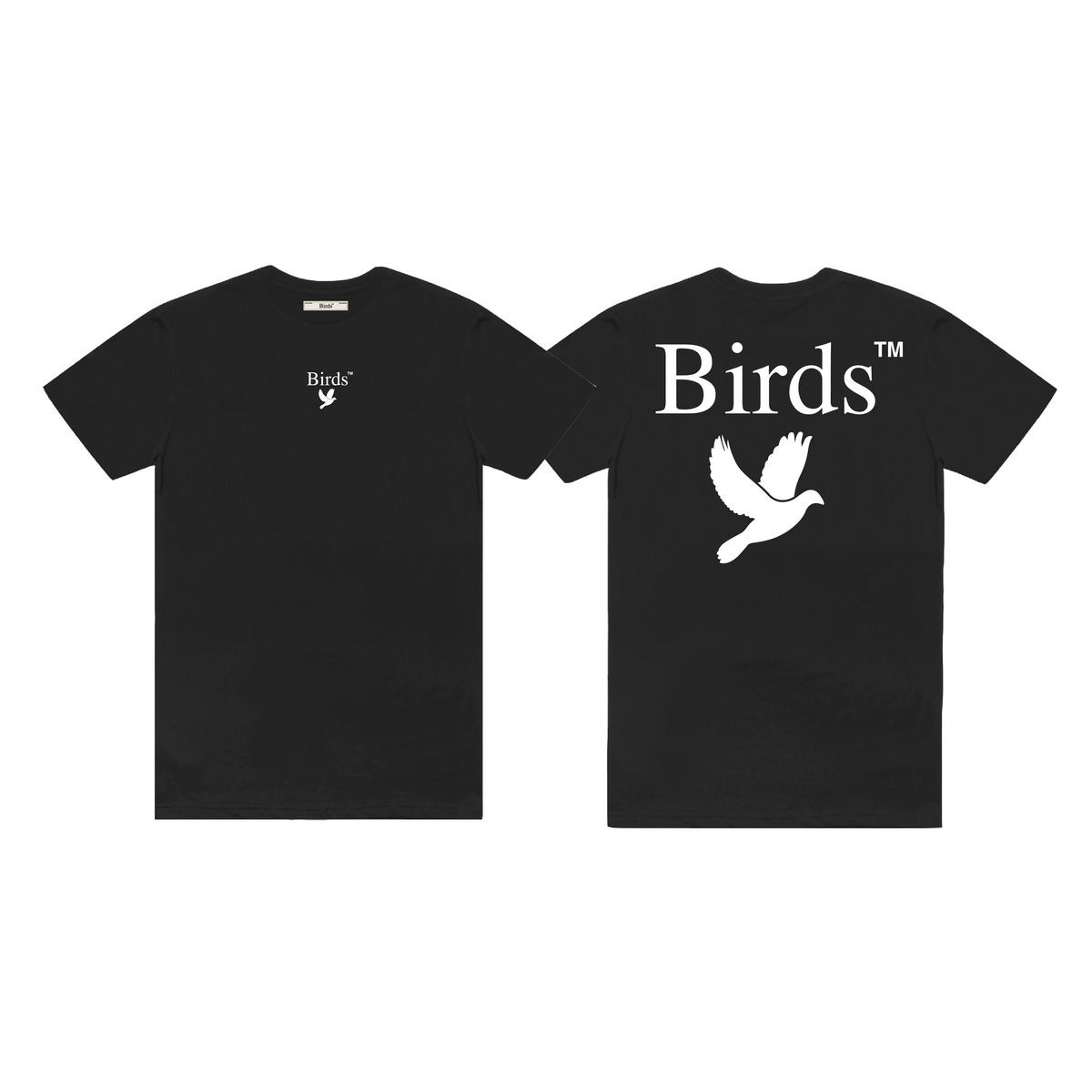 "Pure Birds" Logo Black S/S T-Shirt – Birdsco36